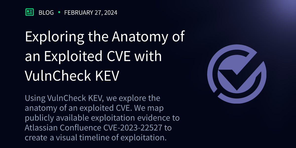 Exploring the Anatomy of an Exploited CVE with VulnCheck - Blog - VulnCheck