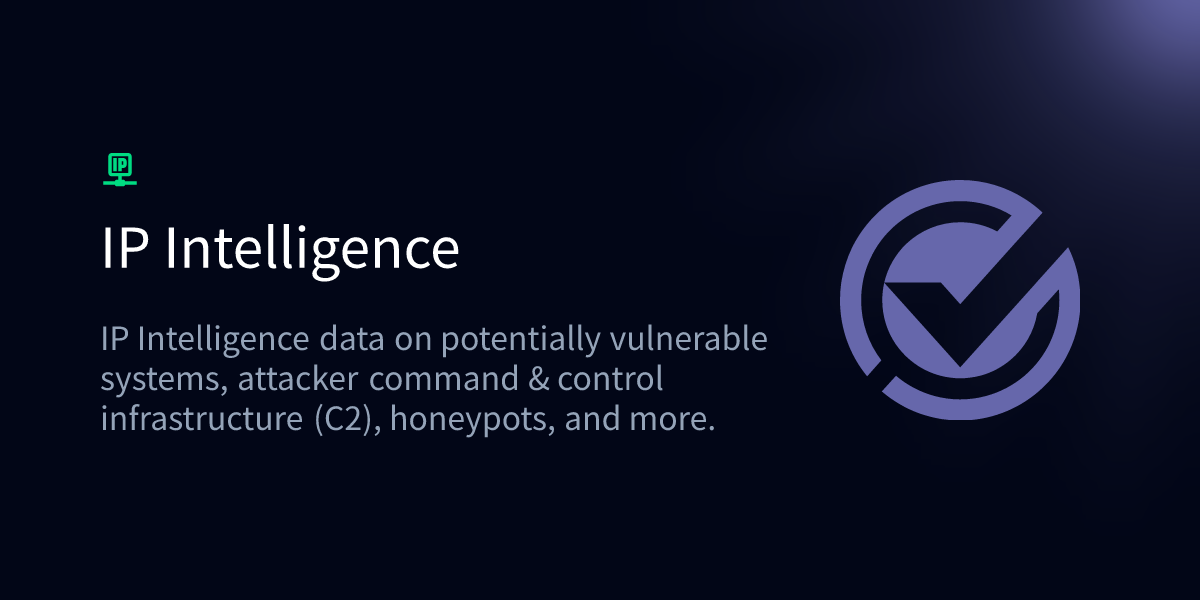 IP Intelligence | Products | VulnCheck